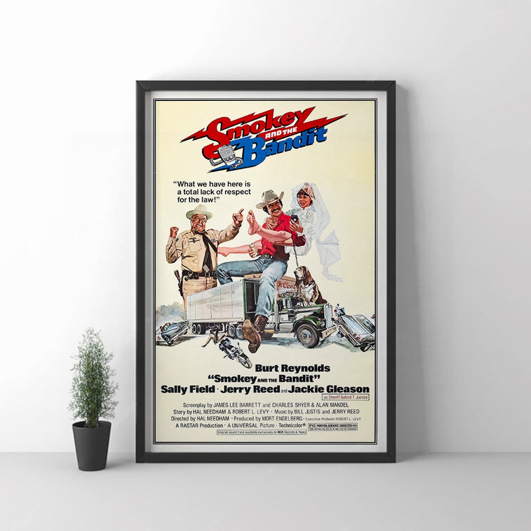 Smokey and the Bandit Movie Poster, Vintage Poster, Home Decor, Room ...