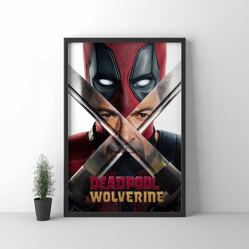 Deadpool & Wolverine Movie Poster, Vintage Poster, Home Decor, Room ...