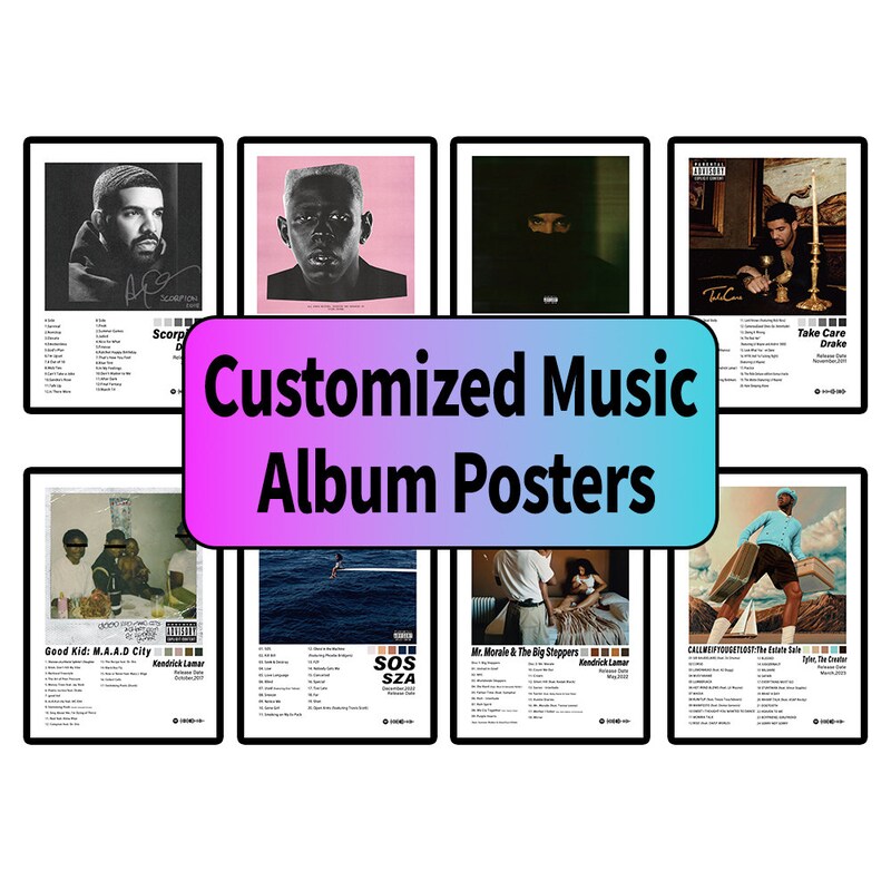 Album Cover Posters - Etsy