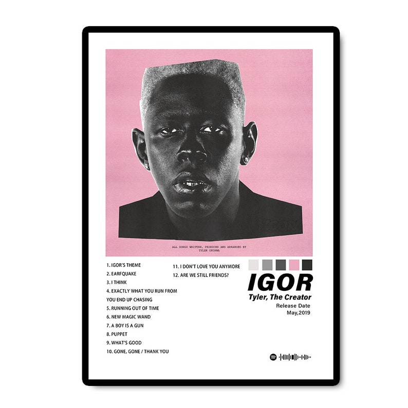 Custom Music Album Poster, Album Cover Poster, Personalizable Album ...