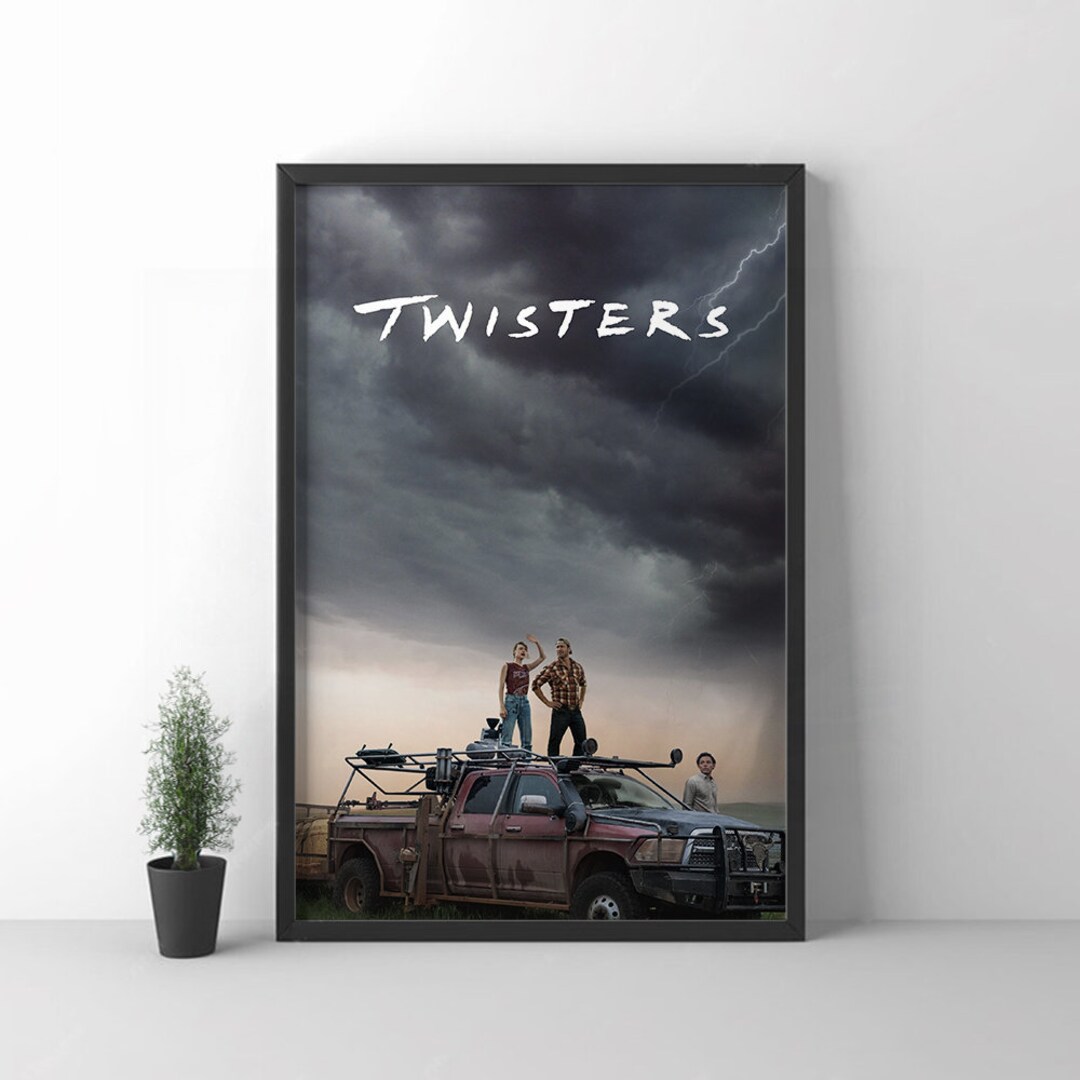 Twisters Movie Poster, Vintage Poster, Home Decor, Room Decor Wall Art ...