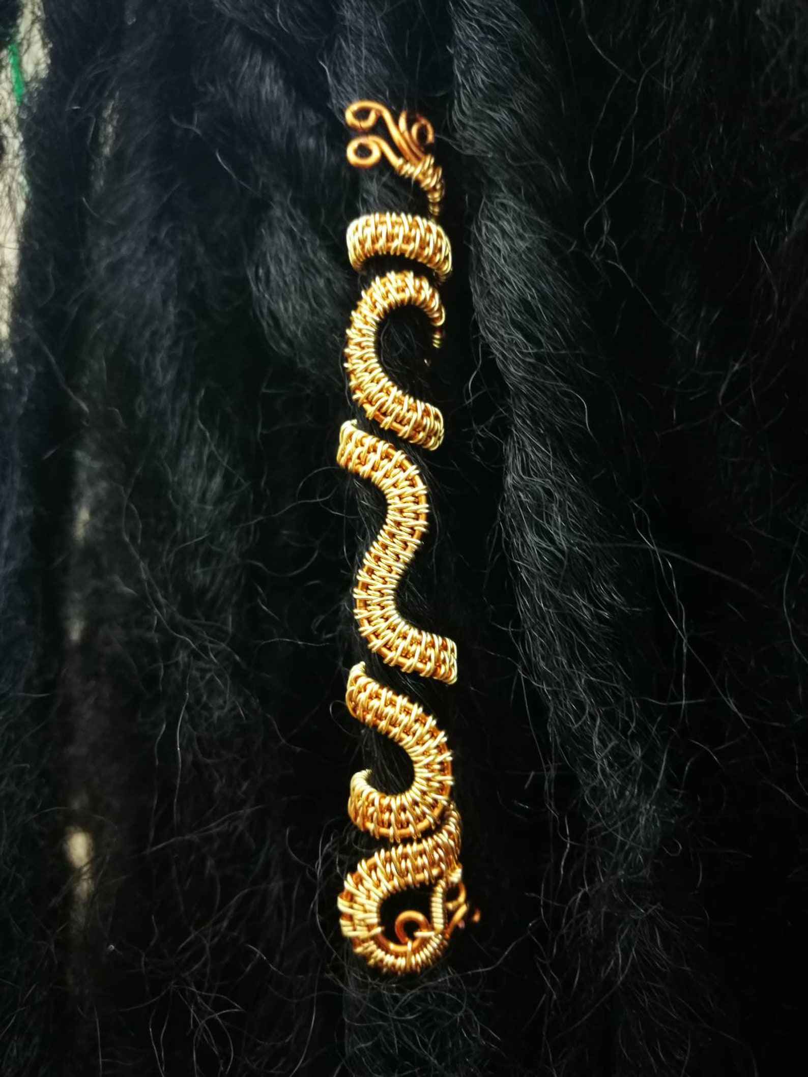 Goldilocks Dreadlock Hair Cuff - Etsy