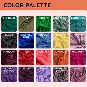 Custom Satin Flying Maxi Dress Infinity Gown in 20 Color Perfect for ...