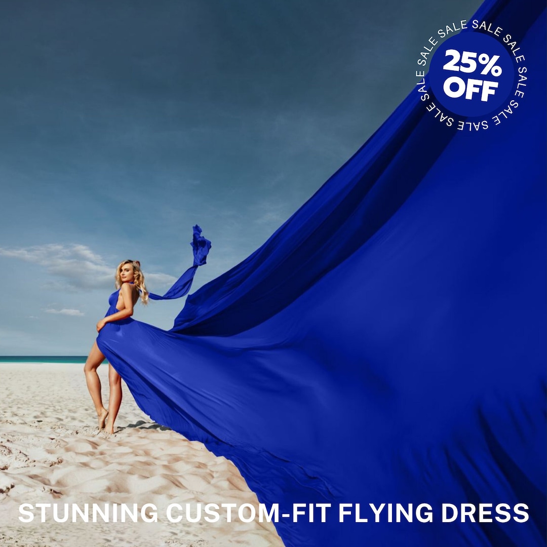 Custom Electric Silky Satin Flying Dress Infinity Style With Adjustable ...