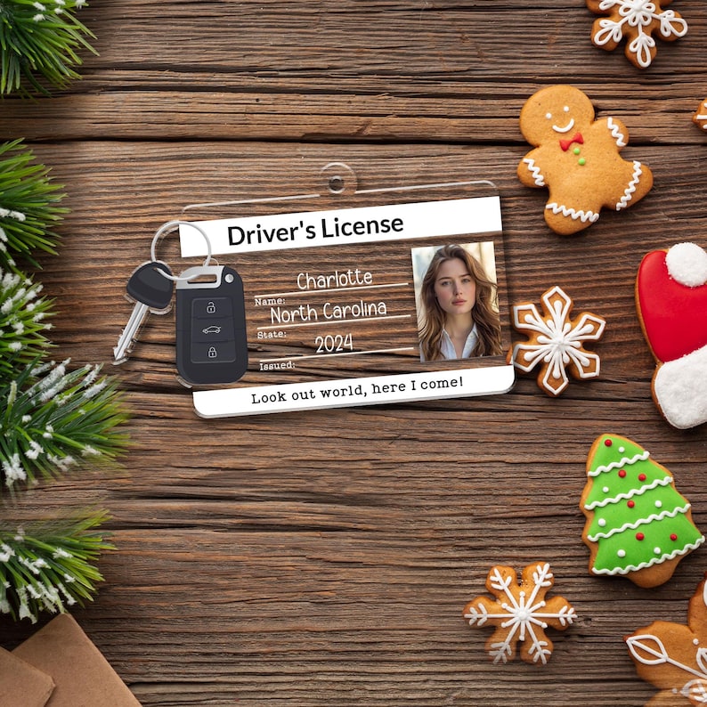Personalized New Driver Ornament 2024, Drivers License Ornament, Gift ...