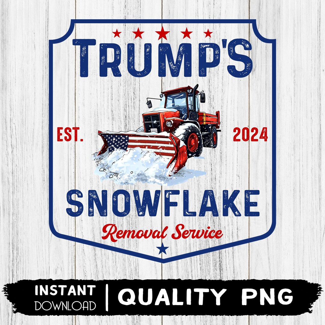 Trump's Snowflake 2024 Png, Trump 2024 Png, MAGA Png, Voting for the ...