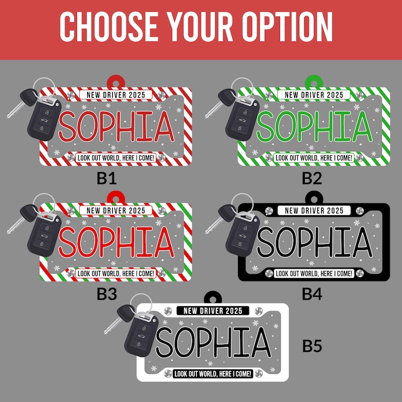 Personalized New Driver Ornament, Custom Driving Keepsake With Name ...