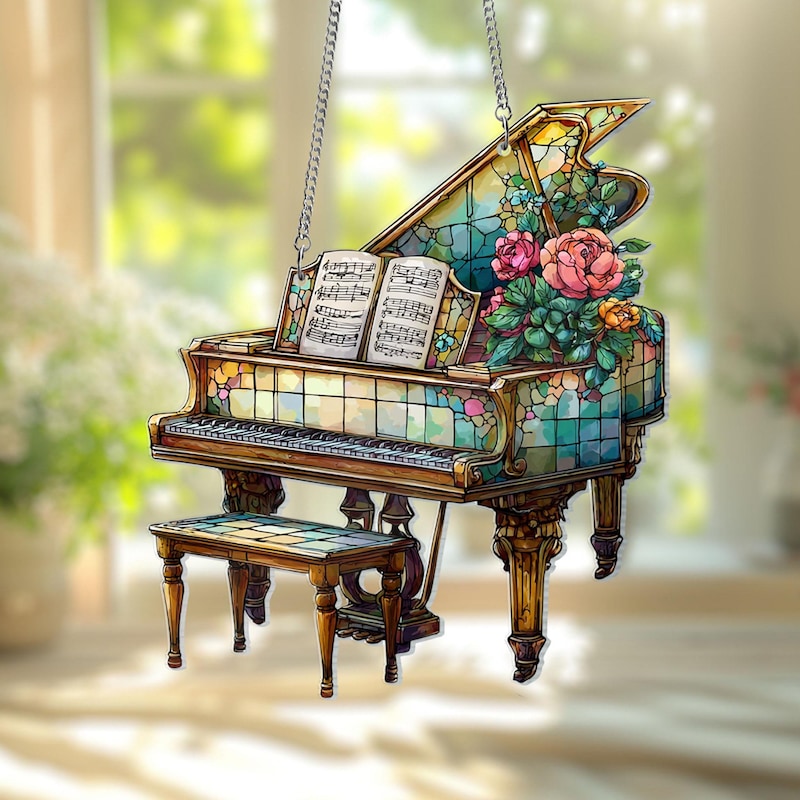 Piano Suncatchers - Etsy