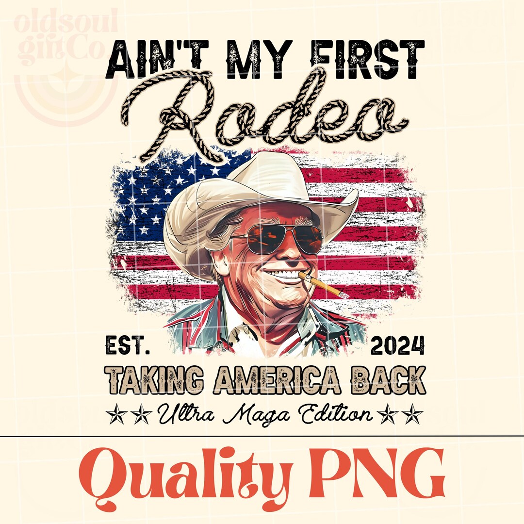 Trump Cowboy Rodeo Png, Trump 2024 Png, Recuperando a América Png, Gran ...