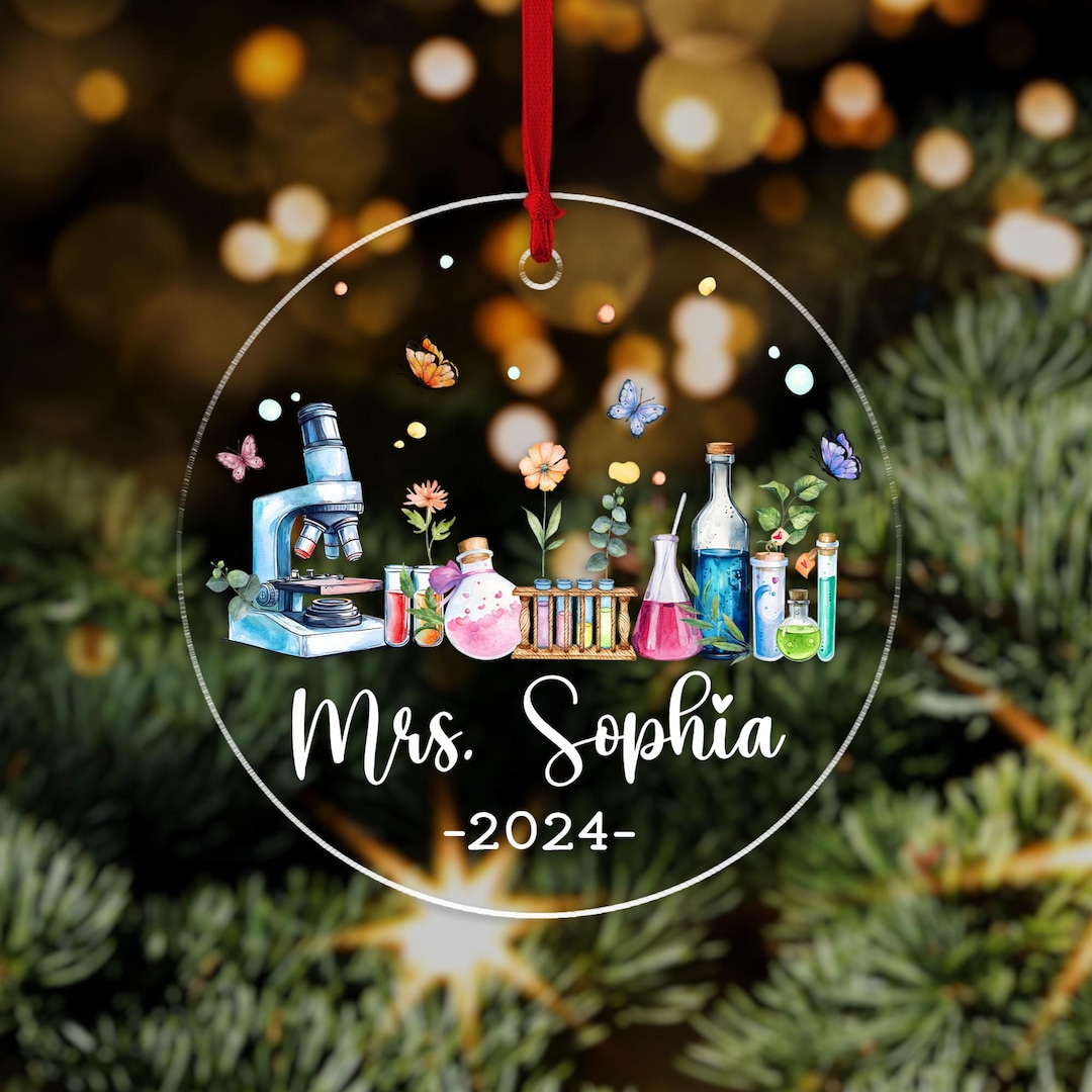 Science Lab Ornament for Scientist, Lab Week, Science Club, Chemistry ...
