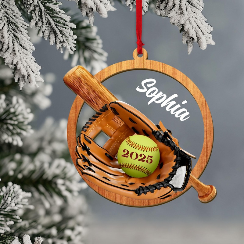 Softball Christmas - Etsy