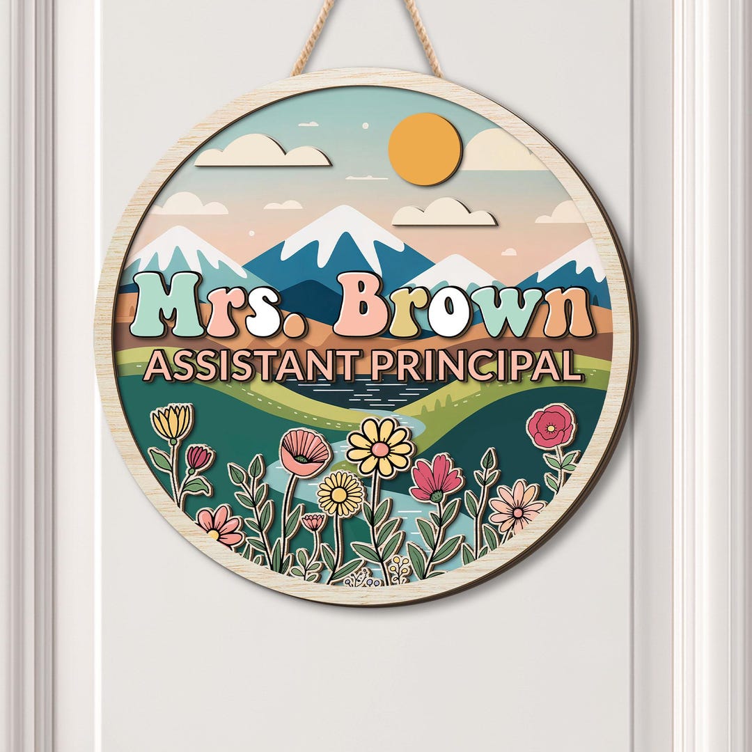 Personalised 3D Classroom Door Decor, Office Sign, Welcome to Our ...