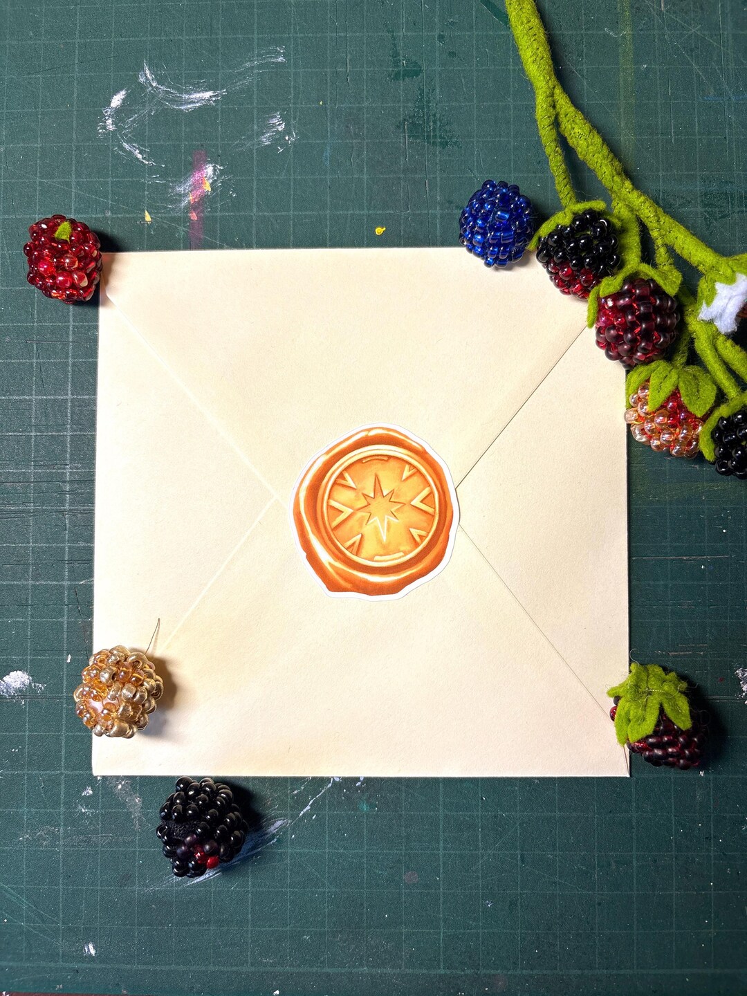 Fantasy Sticker Wax Star Seal Vinyl Full Color Dnd Sticker - Etsy