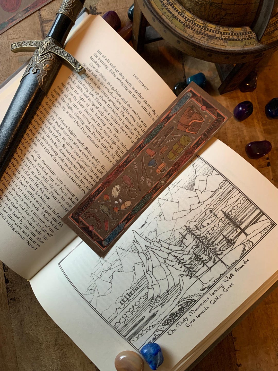 Explorer Pack Bookmark | Dungeons and Dragons - Etsy
