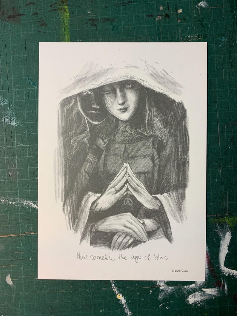 Elden Ring Portrait | Ranni the Witch | Art Print | A5 - Etsy