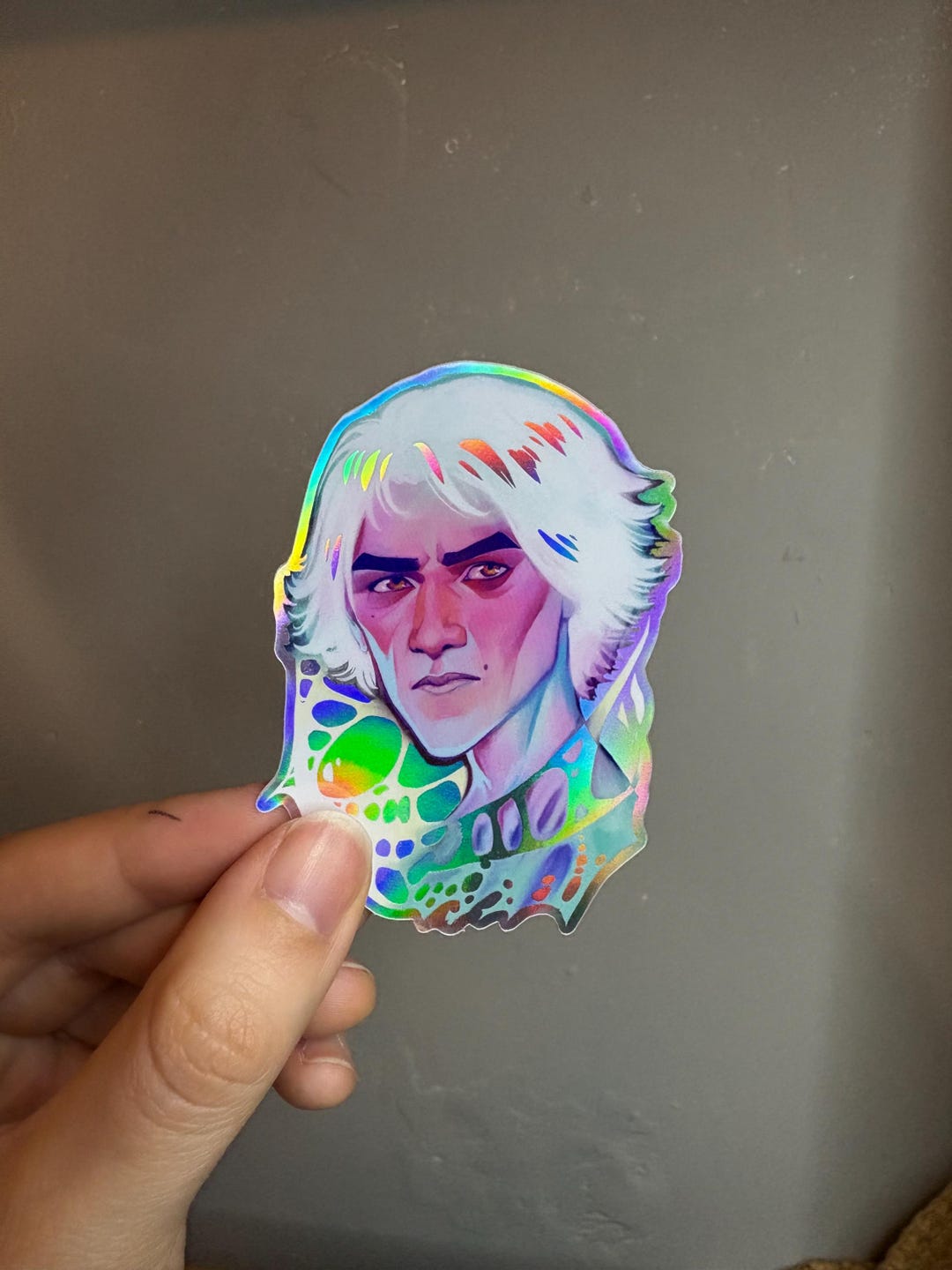 Arcane Sticker | Viktor | Vinyl Full Color Holographic - Etsy