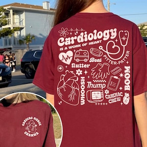 Personalized Anatomy Heart Shirt, Cardiology Nurse Shirt, Medical ...