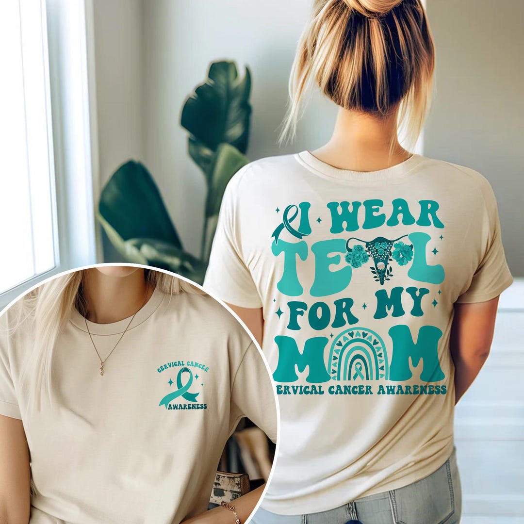 Cervical Cancer Awareness Sweatshirt, Cervical Cancer Support Shirt, I ...