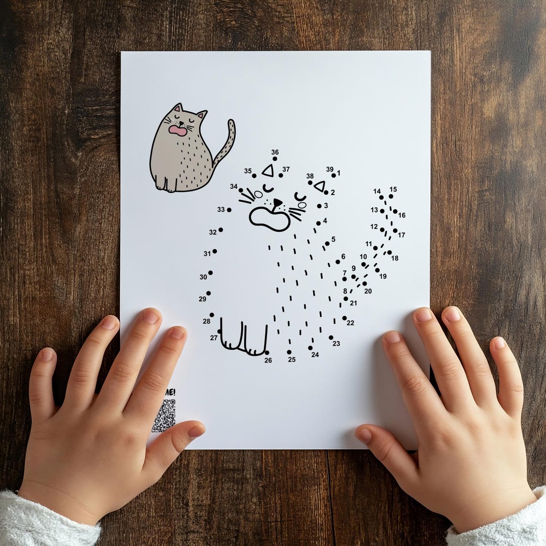 Printable AR Colouring Pages Bundle – 7 Dot-to-dot Sheets | AR Coloring ...