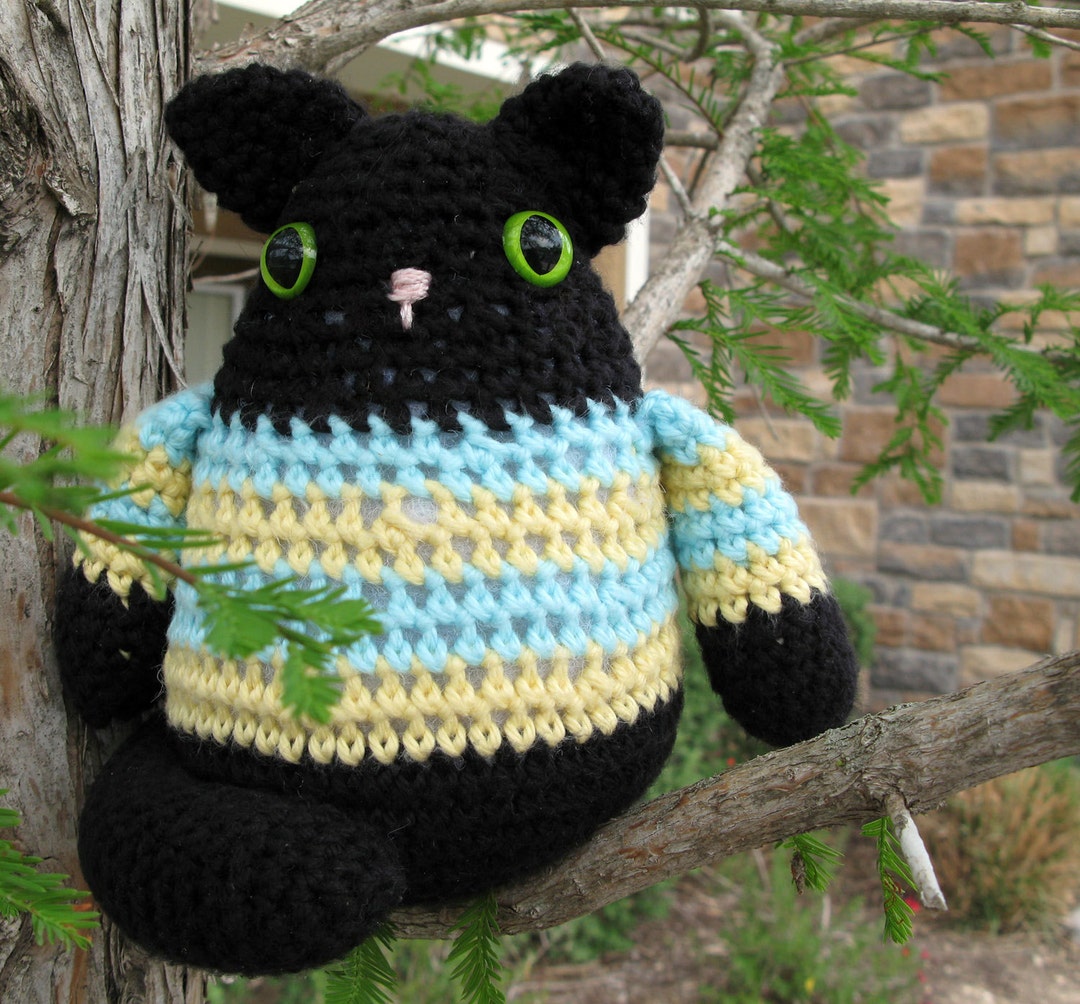 PDF Pattern Amigurumi Fat Cat Crochet Pattern - Etsy