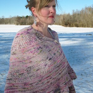 Speckle Code Shawl Knitting Pattern Pdf - Etsy