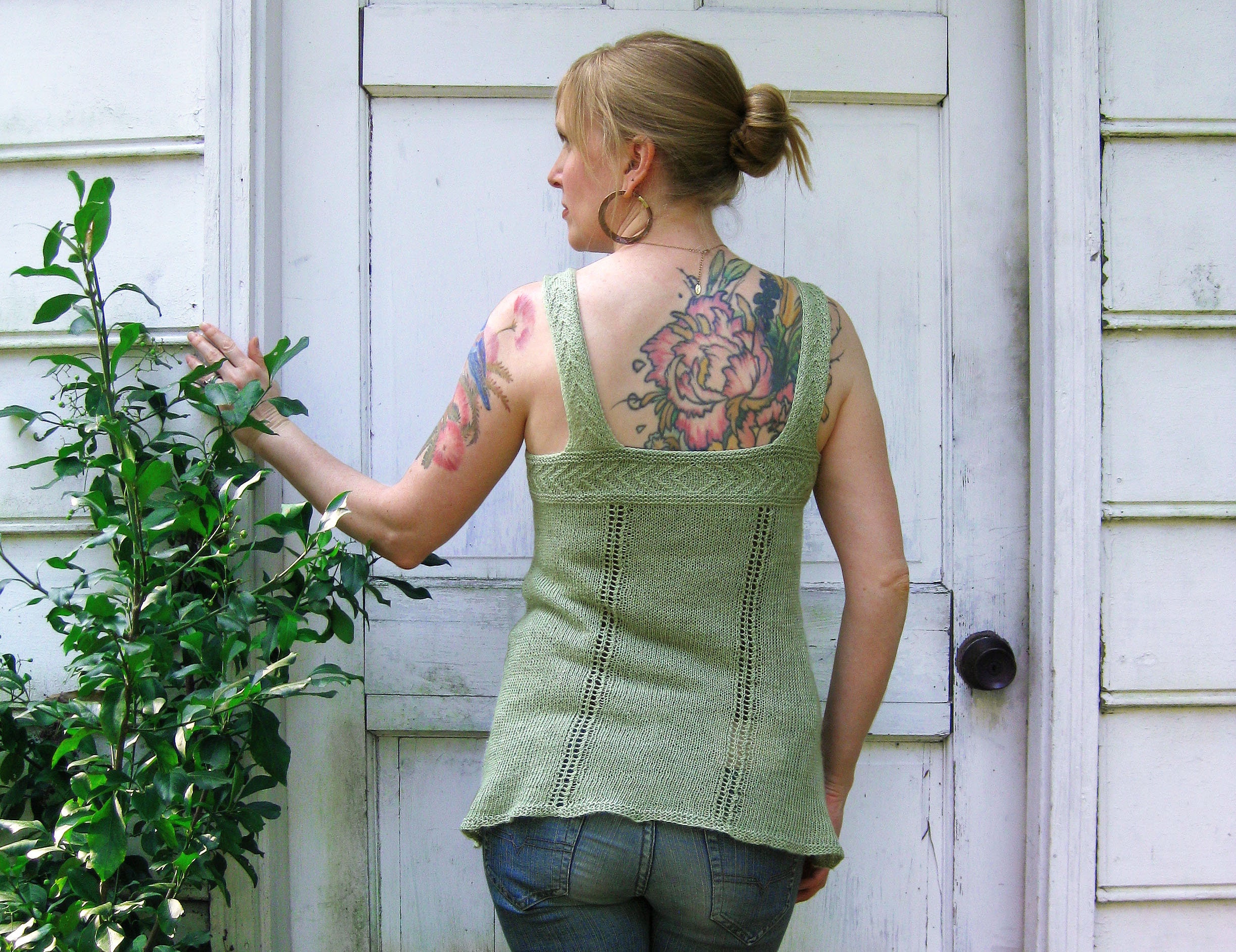 Botanica Tank Top Knitting Pattern Pdf - Etsy