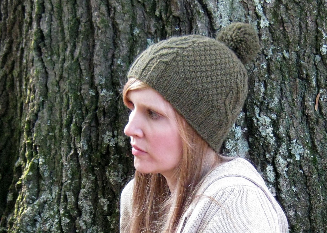 Cabin Hat Knitting Pattern Pdf - Etsy