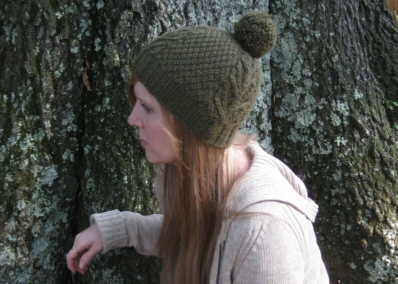 Cabin Hat Knitting Pattern Pdf - Etsy