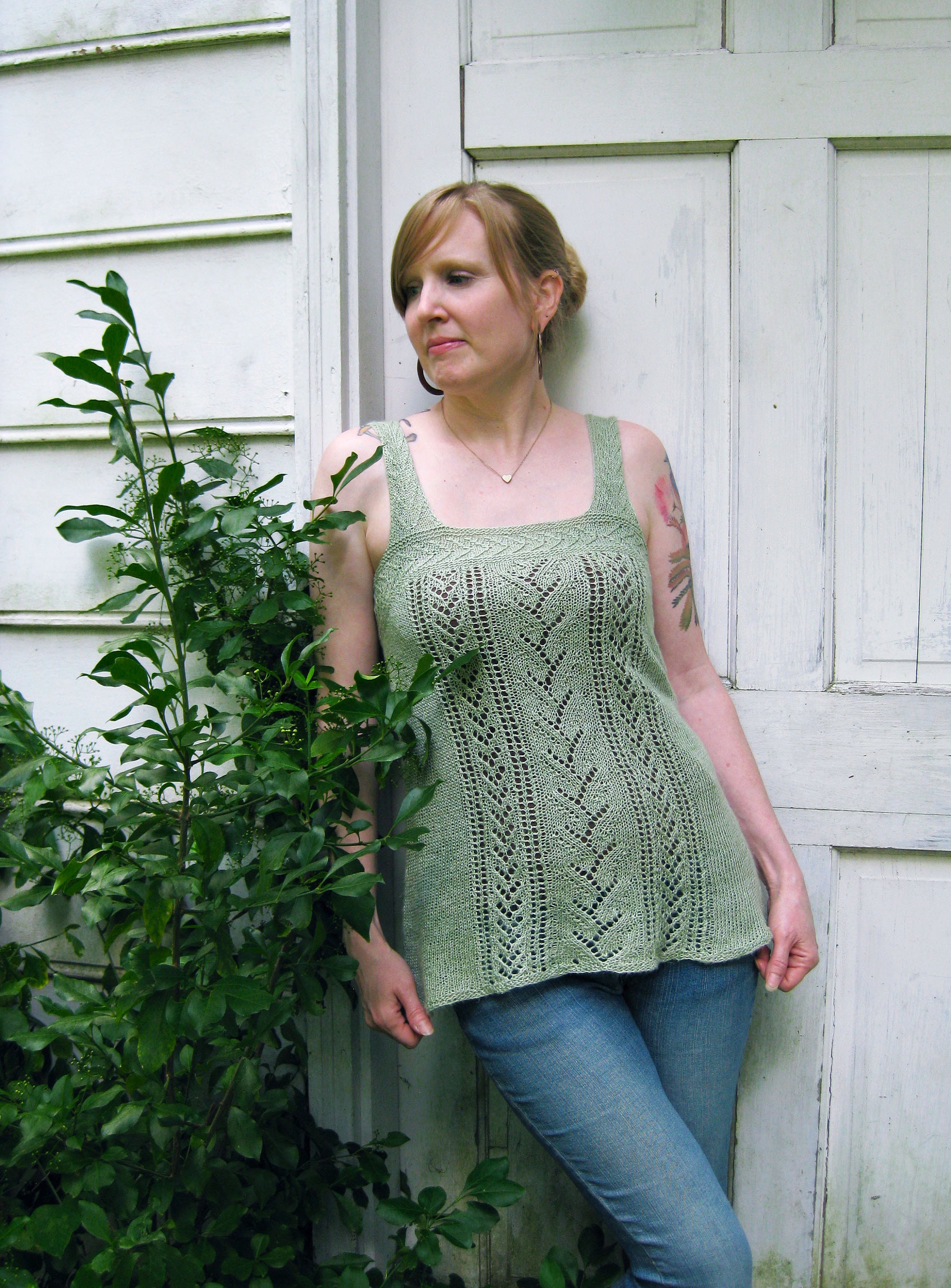 Botanica Tank Top Knitting Pattern Pdf - Etsy