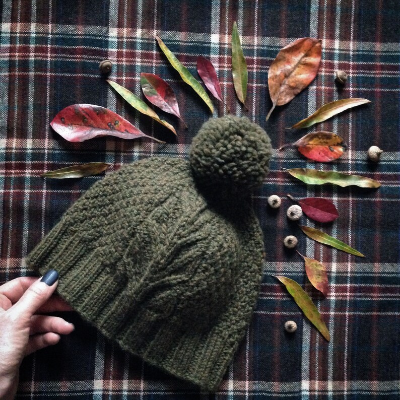 Cabin Hat Knitting Pattern Pdf - Etsy