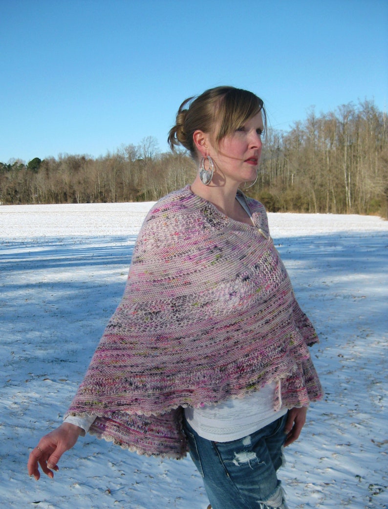 Speckle Code Shawl Knitting Pattern Pdf - Etsy