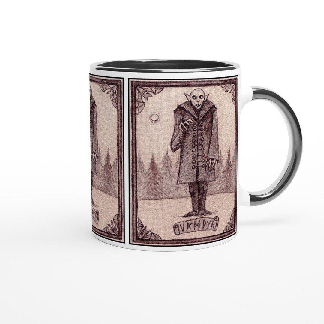 Nosferatu the Vampire Marc Potts Art Mug, Folk Horror Revival Film Fan ...