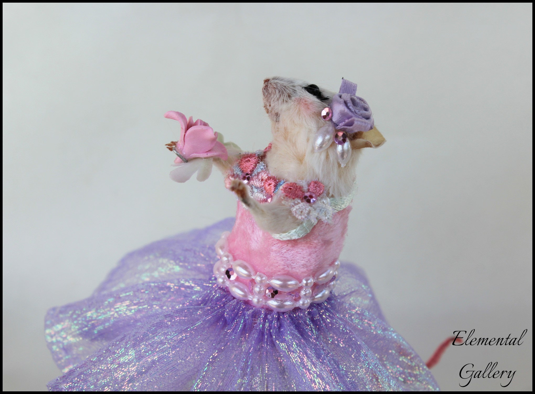 Mouse Ballet Taxidermy Ballerina Dancer, Christmas Ethical Taxidermy ...