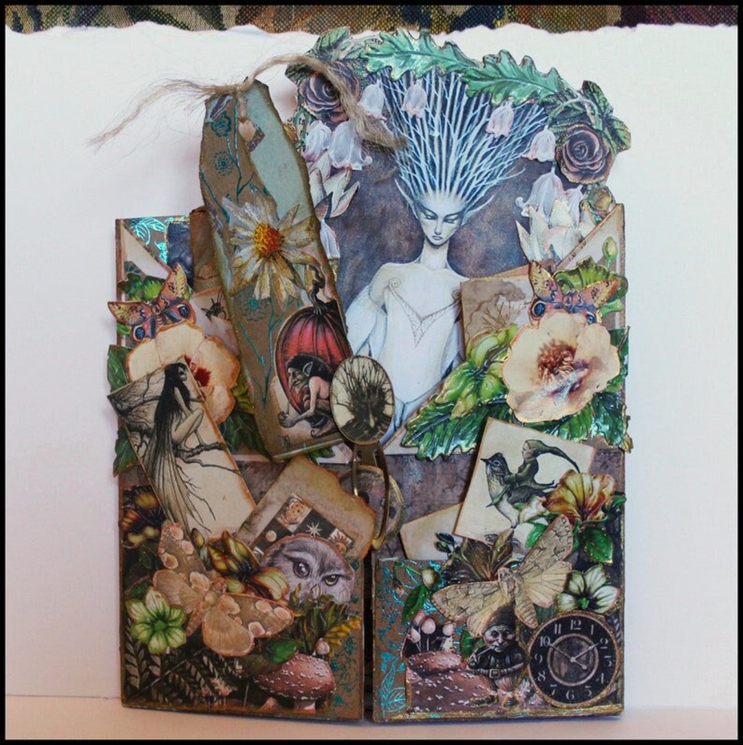 Fairy Woodland Altar Piece Marc Potts Art, Faerie Nature Witch Forest ...