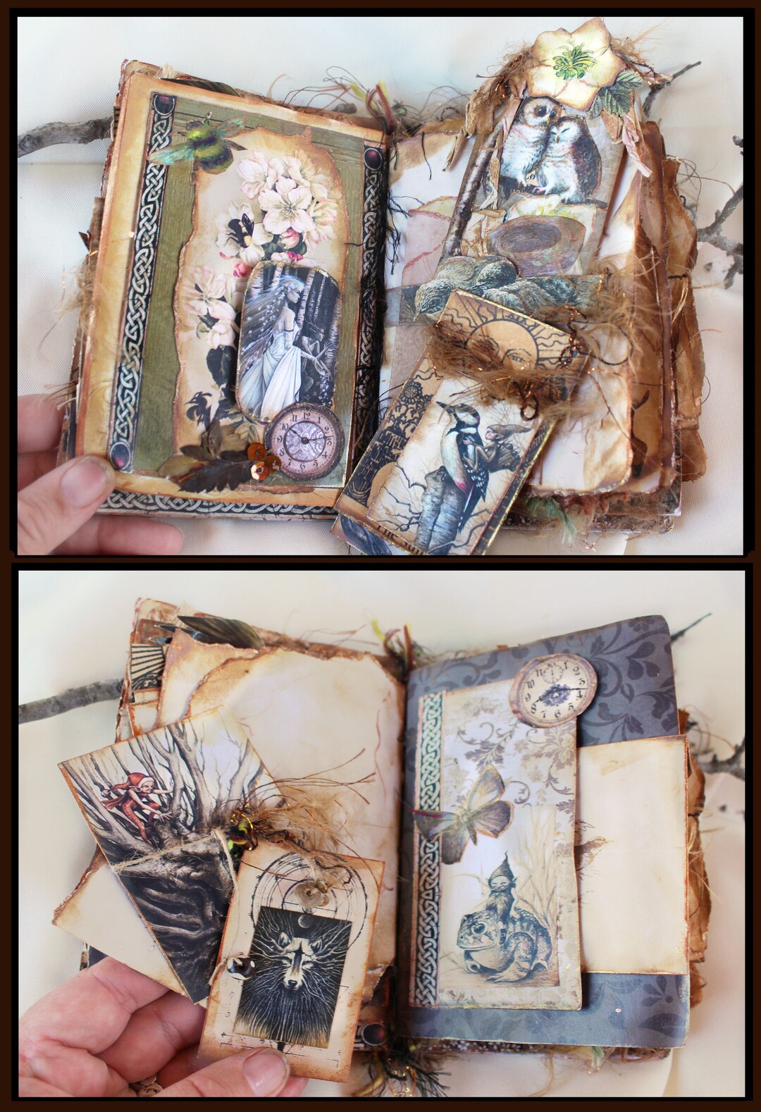 Oak King Woodland Marc Potts Art Journal, Forest Ent Witch Grimoire ...