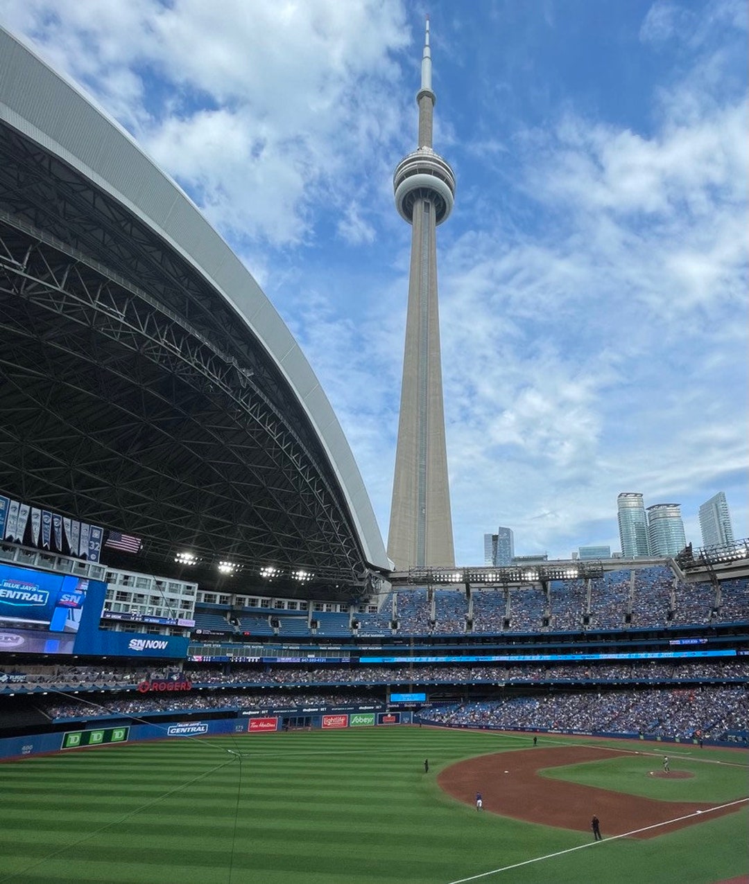 CN Tower From Inside the Skydome - Etsy