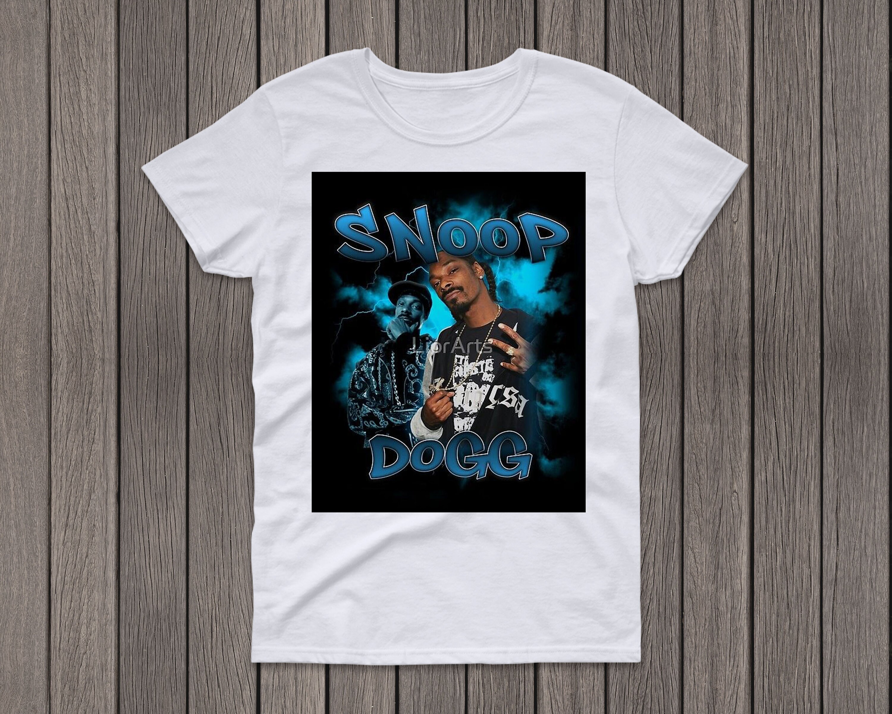 Retro Snoop Dogg T-shirt 90s Merch West Coast Cali Rap Bootleg Graphic ...