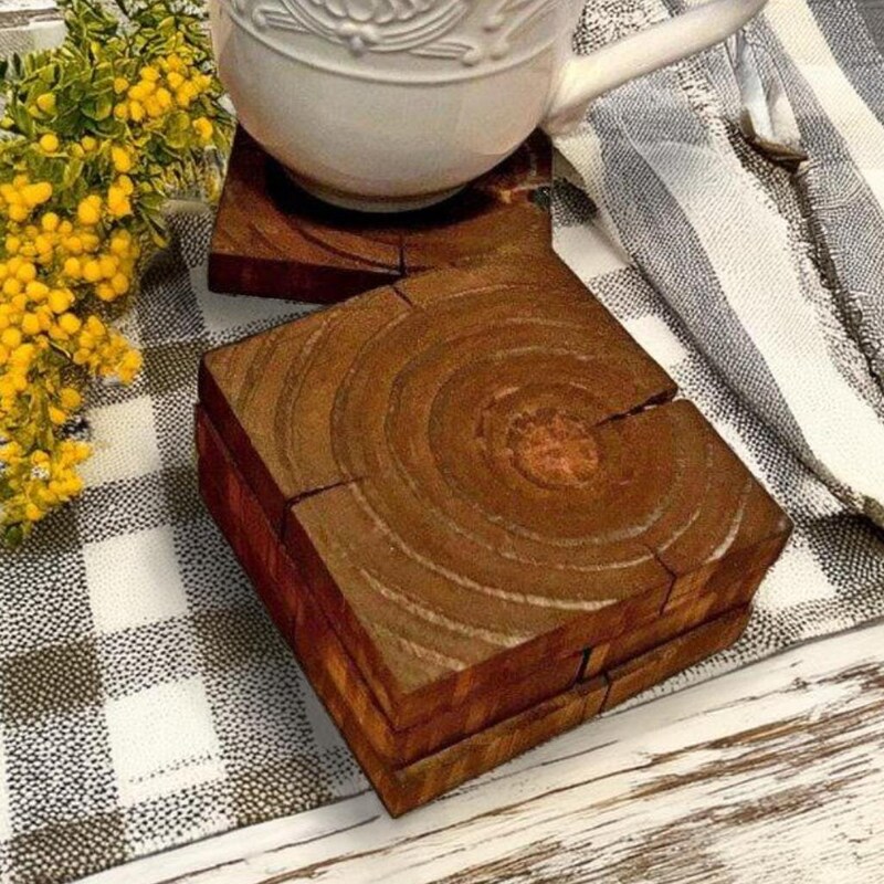 Farmhouse Coasters - Etsy