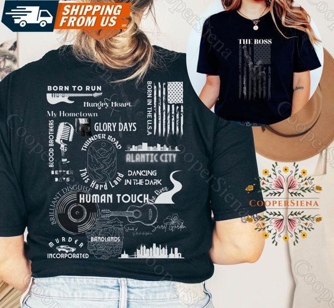 Bruce Springsteen Shirt, Bruce Tracklist Springsteen Shirt, Bruce ...