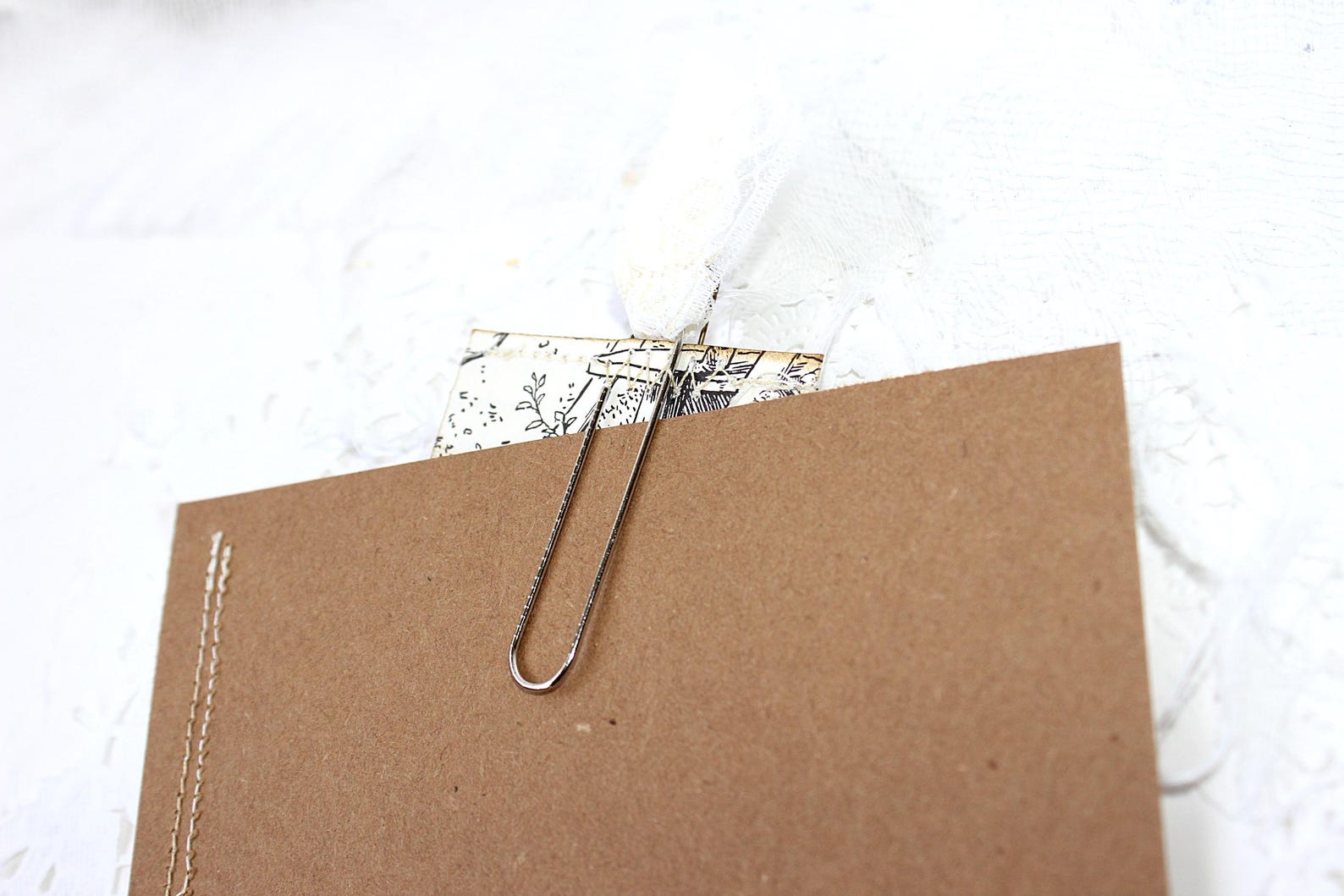 Paperclip Pockets, Tag Pockets, Junk Journal Supply, Paper ...
