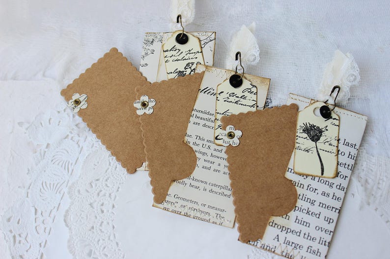 Paperclip Pockets, Tag Pockets, Junk Journal Supply, Paper ...