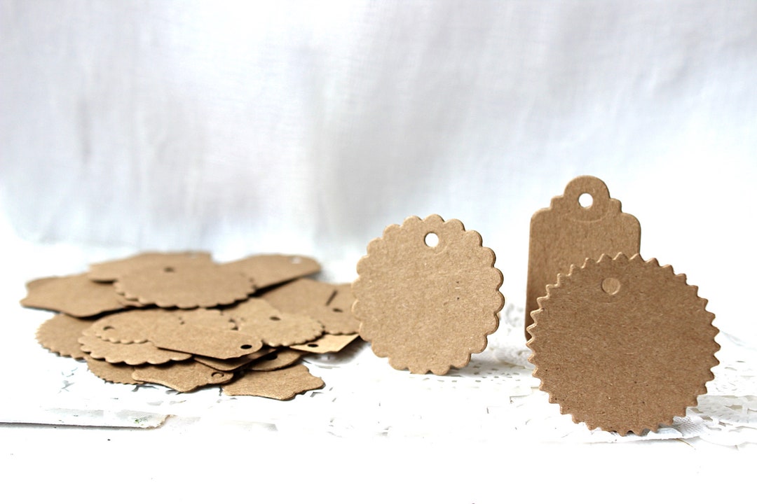 Kraft Cardstock Tags, Mini Tags, Junk Journal Supply, Tags - Etsy