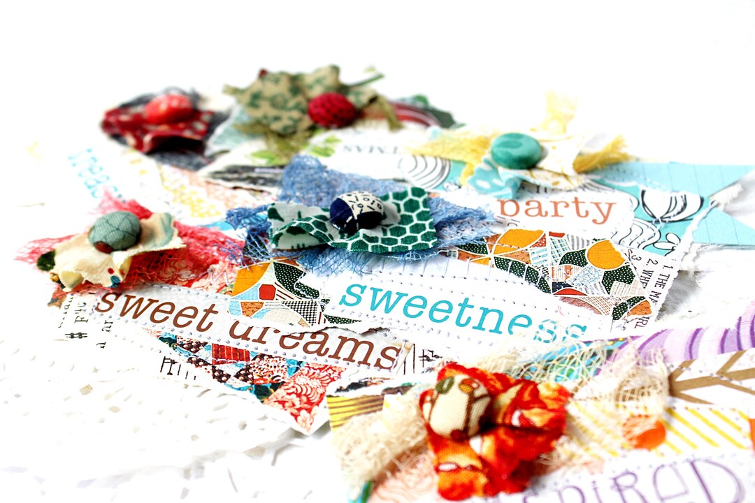 Paper Snippets, Paper Clusters, Junk Journal Embellishment, Junk ...