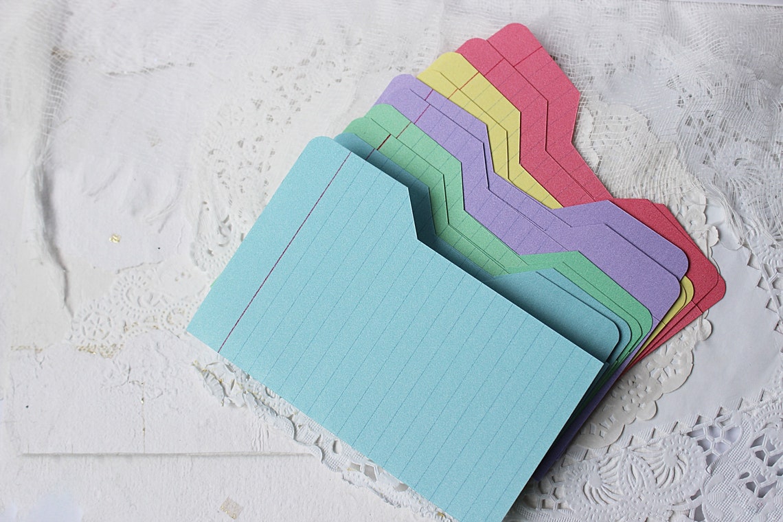 Mini File Folders File Folders Scrapbook Supply Junk - Etsy