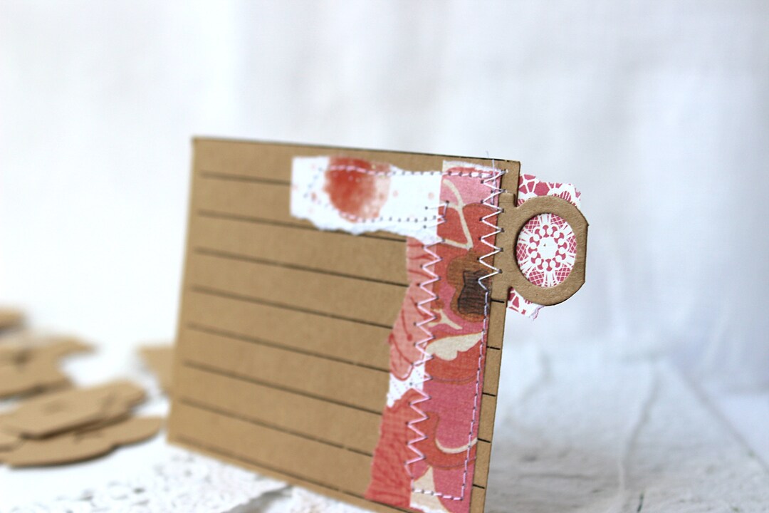 Page Tabs, Junk Journal Supply, Kraft Card Stock, Scrapbooking Supply ...