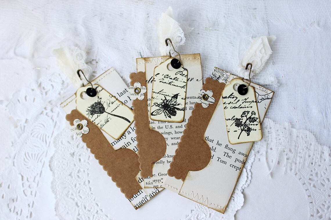 Paperclip Pockets, Tag Pockets, Junk Journal Supply, Paper ...