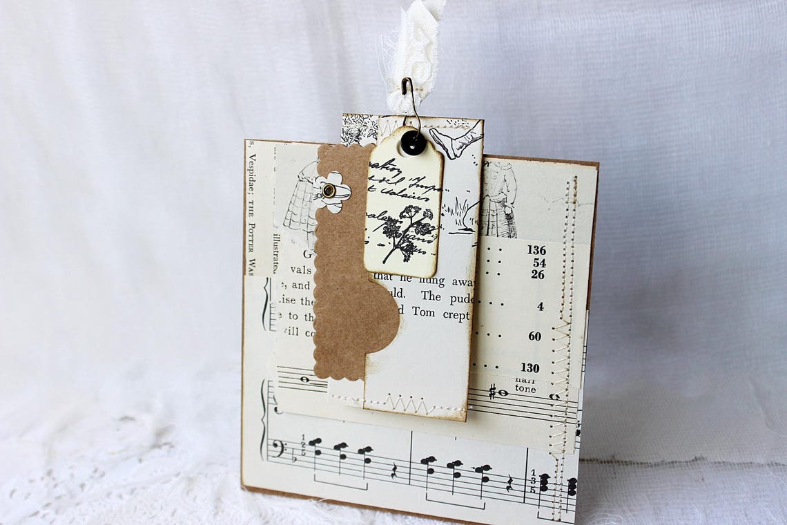 Paperclip Pockets, Tag Pockets, Junk Journal Supply, Paper ...