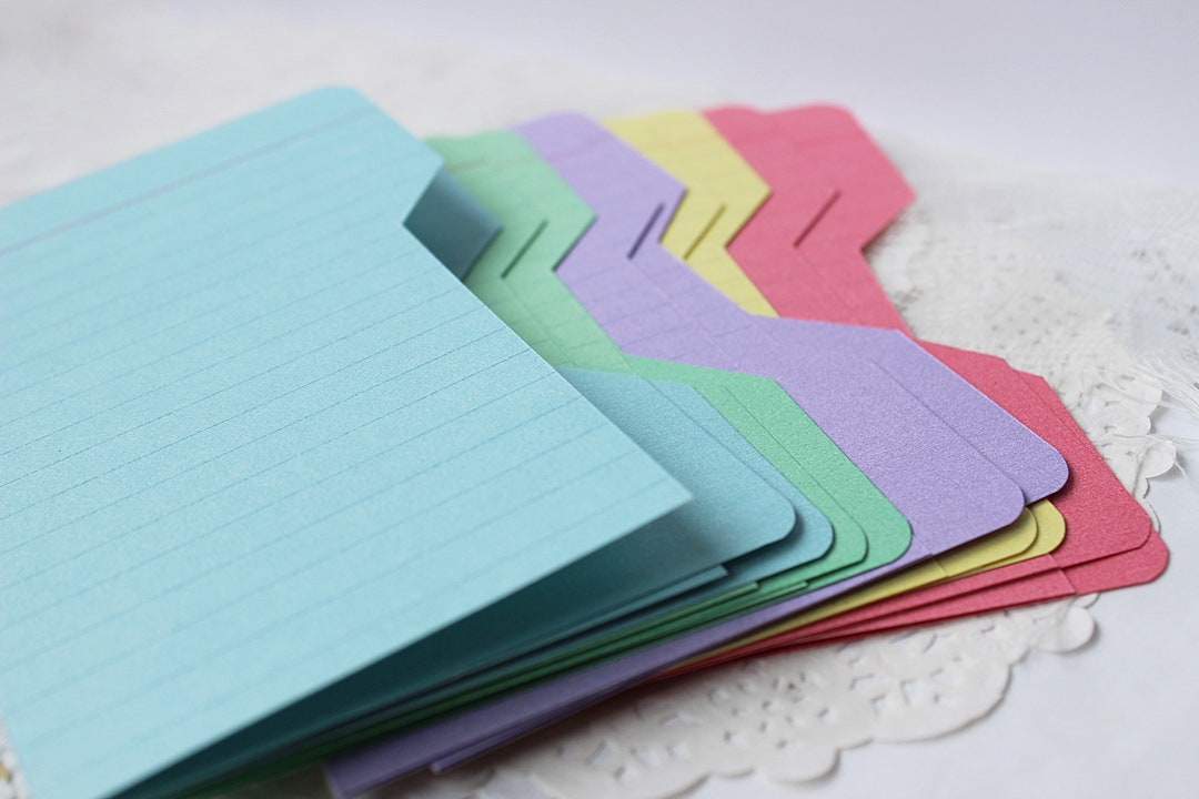 Mini File Folders File Folders Scrapbook Supply Junk - Etsy