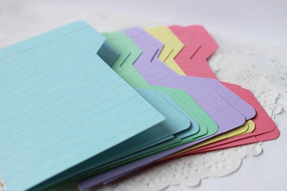 Mini File Folders File Folders Scrapbook Supply Junk - Etsy