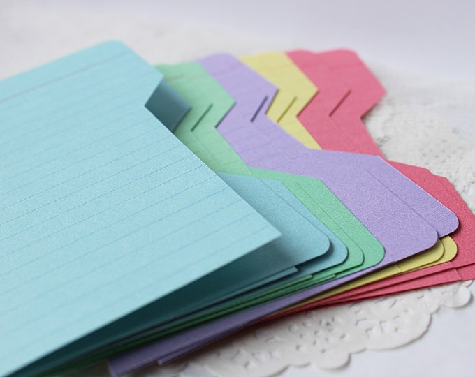 Mini File Folders File Folders Scrapbook Supply Junk - Etsy